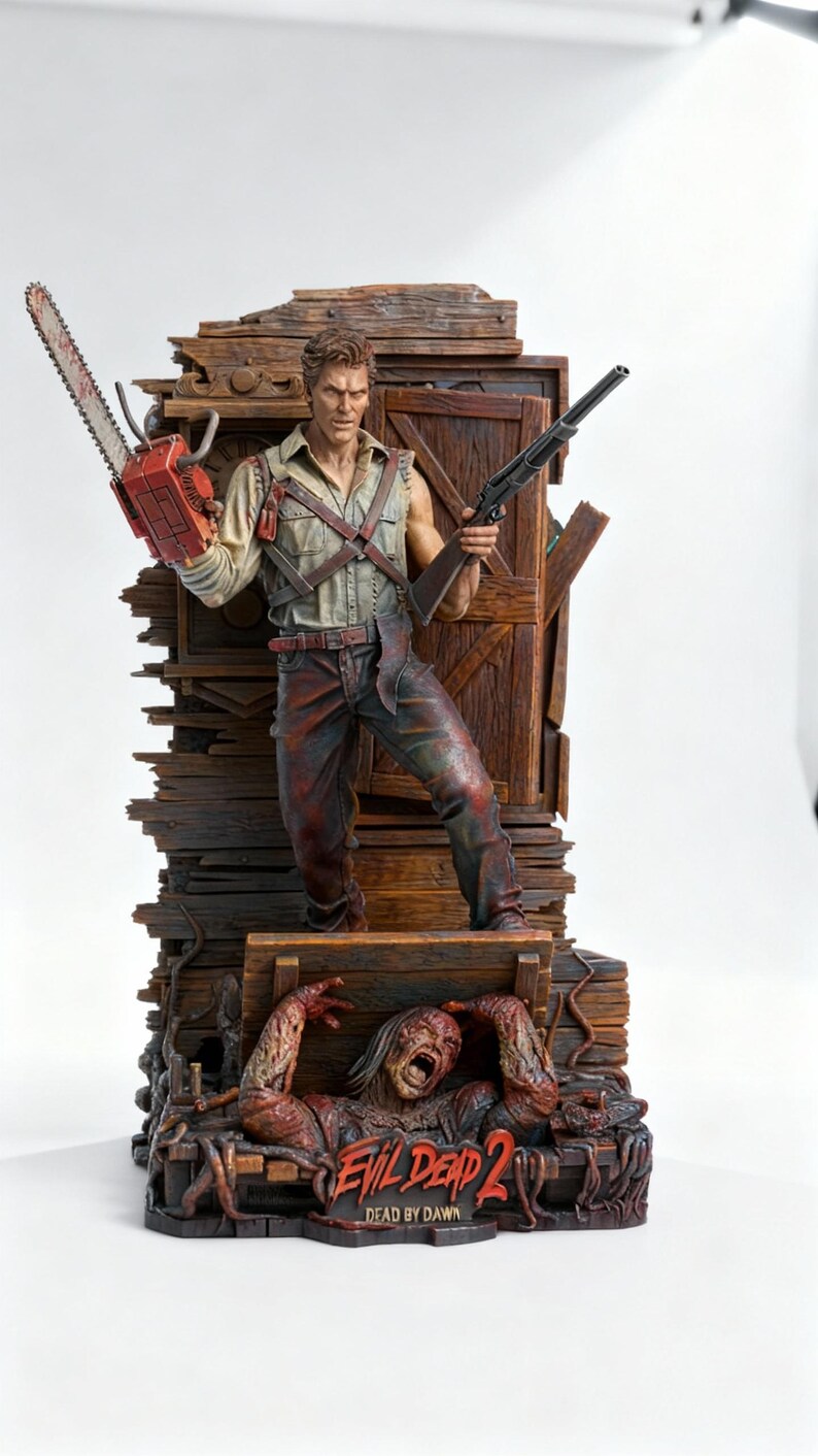 Ash “boomstick” Hunter Statue | Evil Dead Inspired Fan Art | STL 3D ...