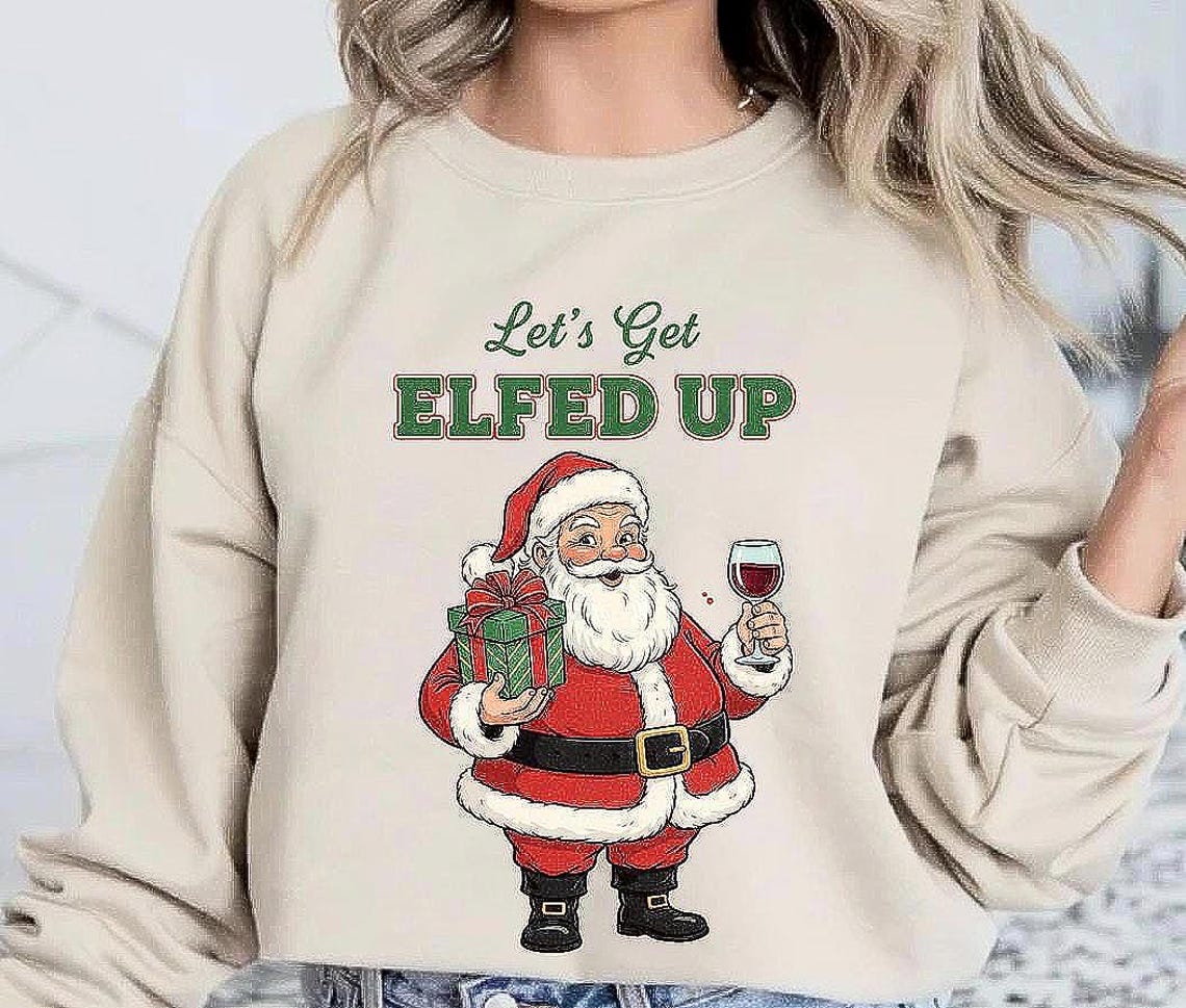Elfed up Christmas PNG Design (digital Download) - Etsy
