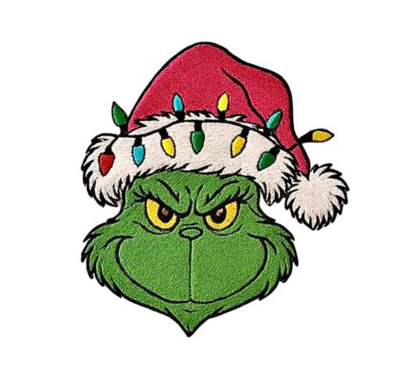 Grinch Face Christmas Png Design Files Printable Graphic Image Clipart ...