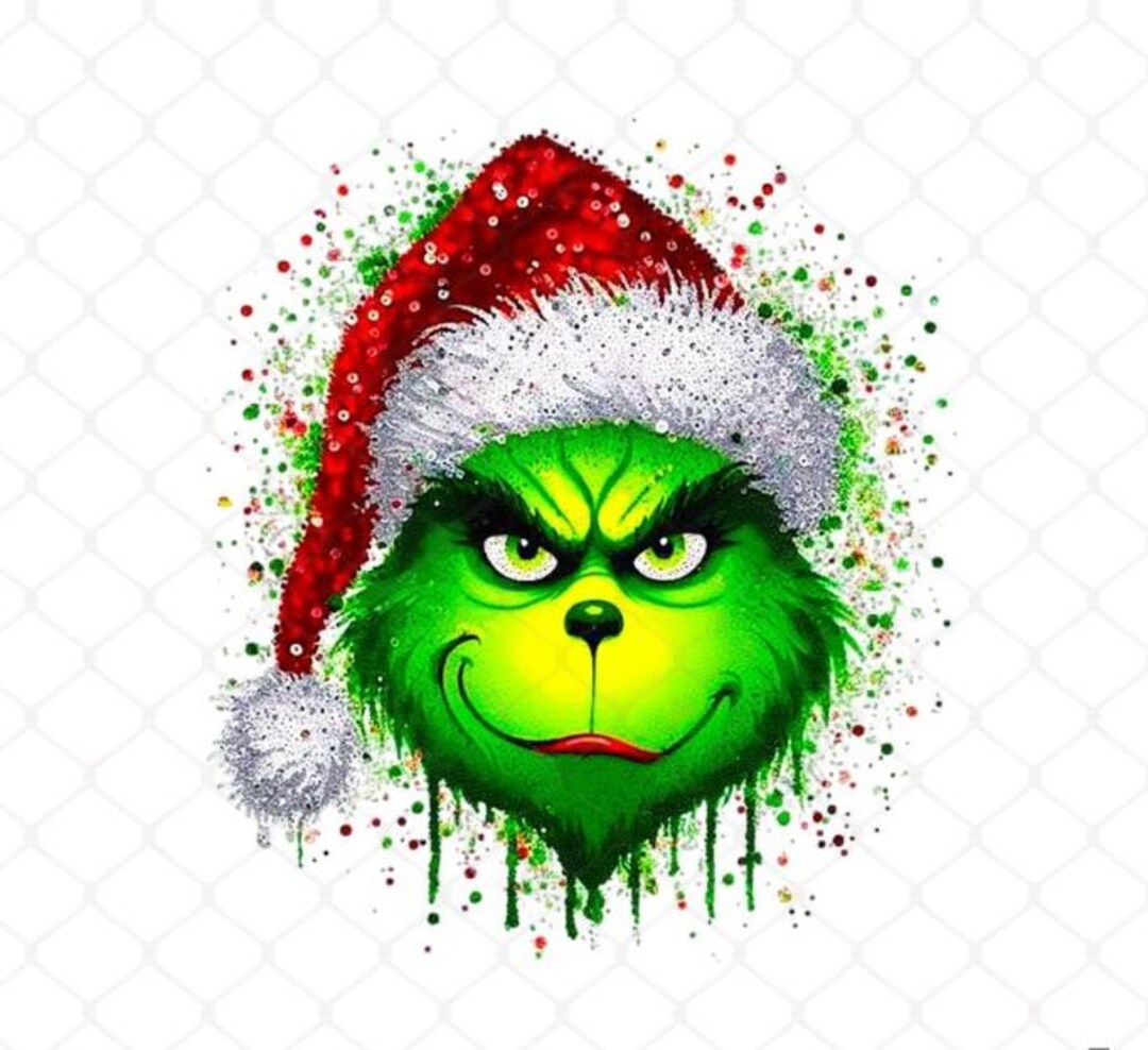 Grinch Face Png Design Files Image Printable Download for Shirt Design ...