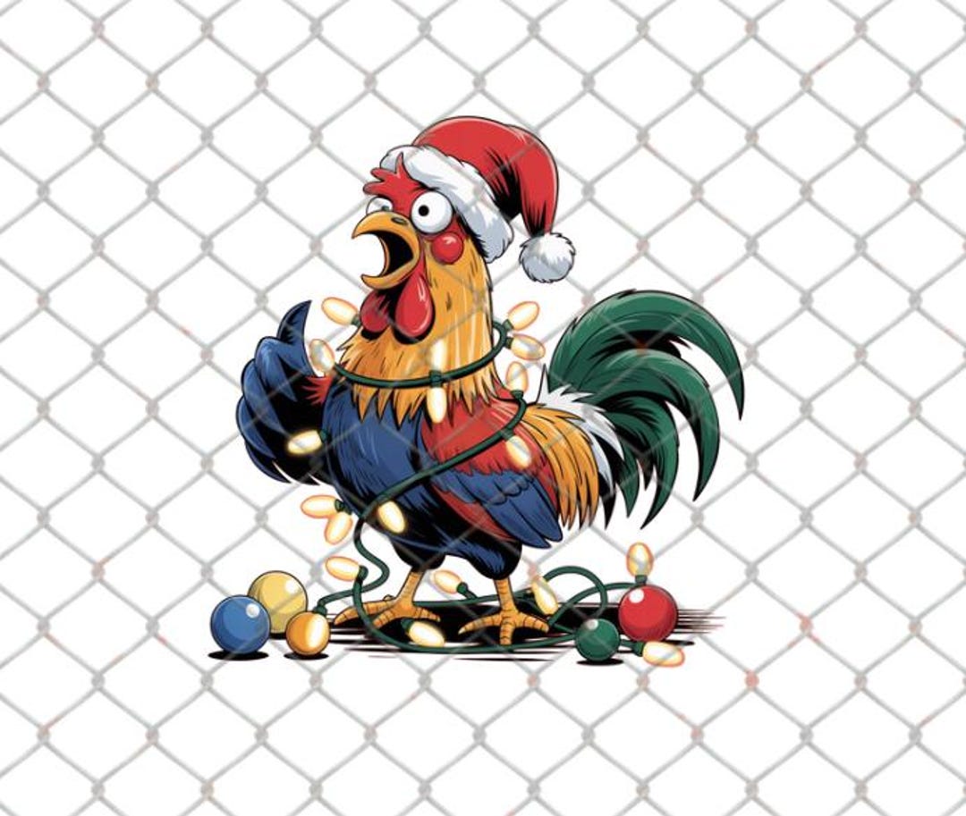 Christmas Pngs, Chicken Funny Png - Etsy