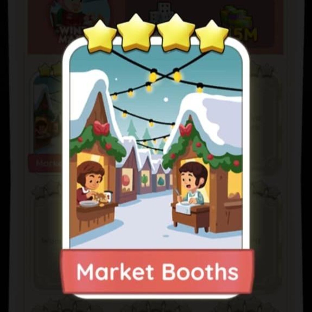 Market Booths Monopoly Go 4 Star Sticker Fast Delivery - Etsy