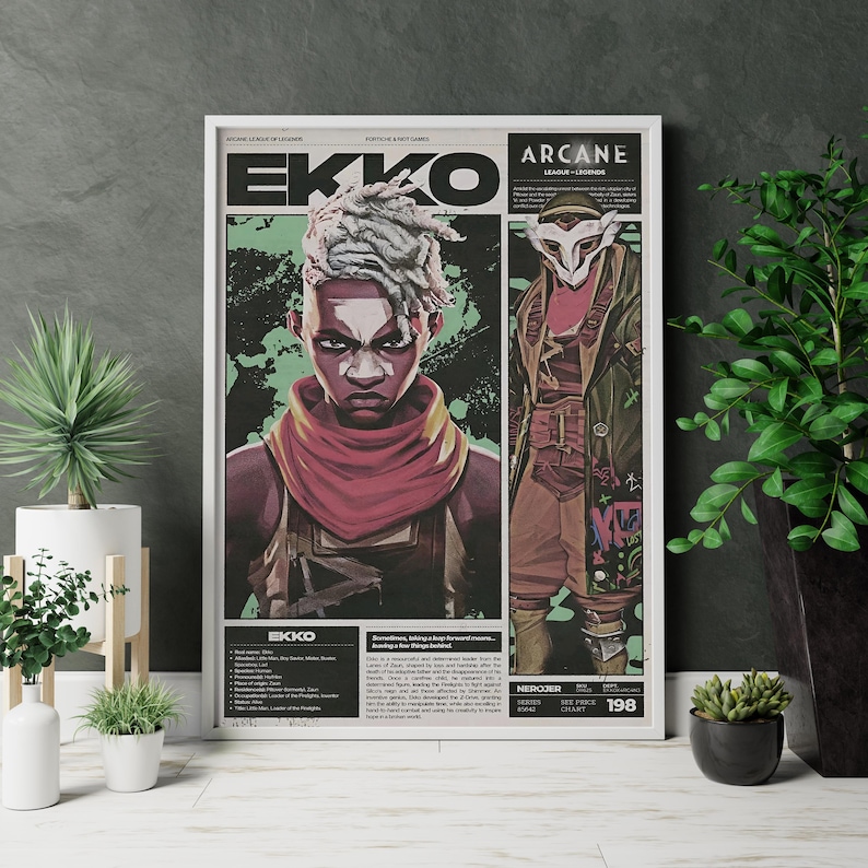 Arcane League of Legends Print: Vi and Ekko Fan Art (digital Download) - Etsy