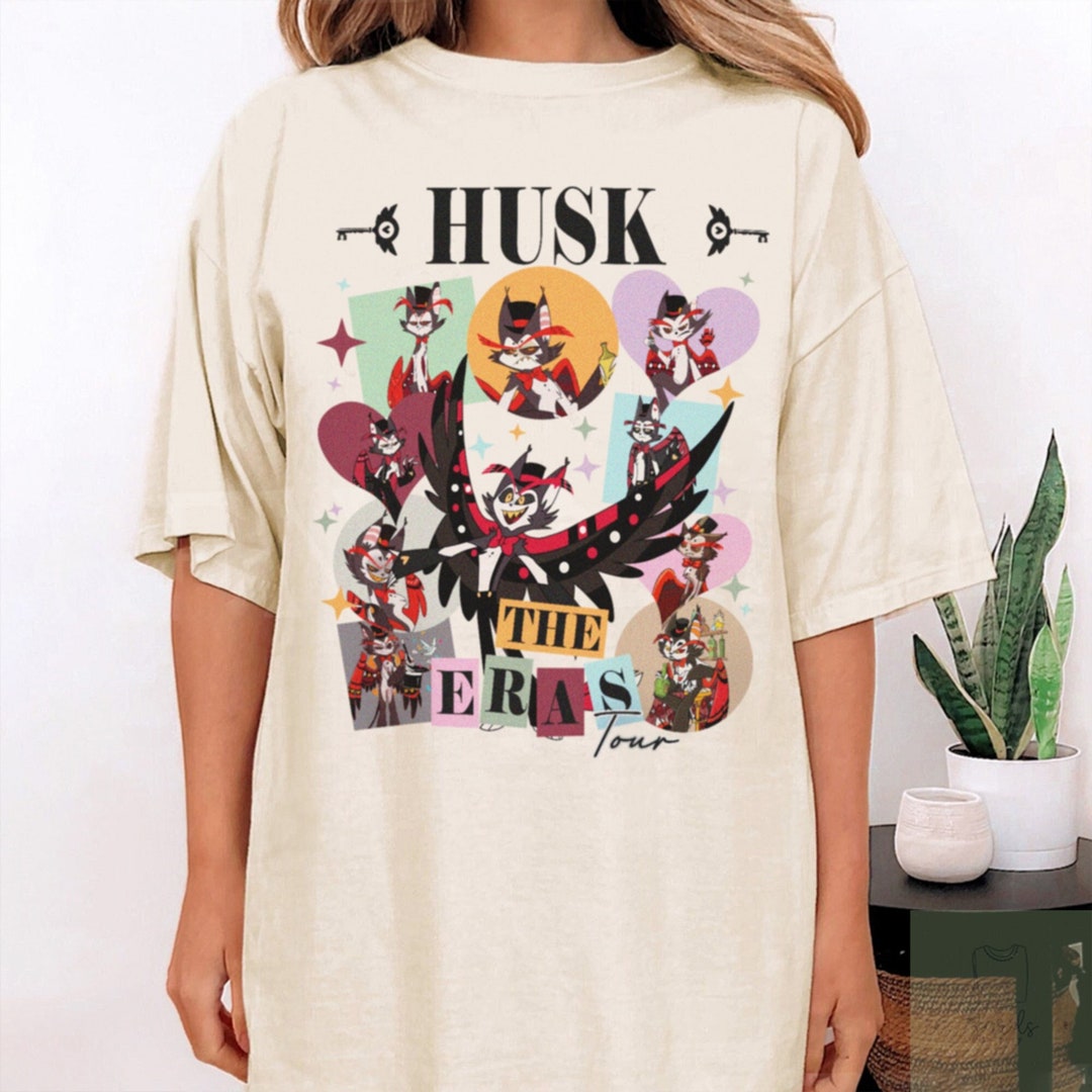 Hazbin Hotel Husk Comfort Colors Shirt, Hazbin Hotel Charaktere Eras ...