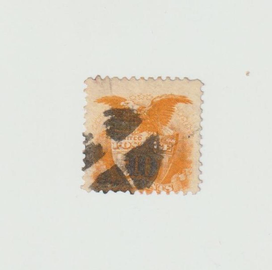 1869 Shield and Eagle 10 Cent US Postage Stamp 116 - Etsy