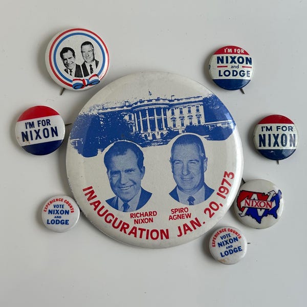Richard Nixon Presidential Campaign Buttons - Etsy