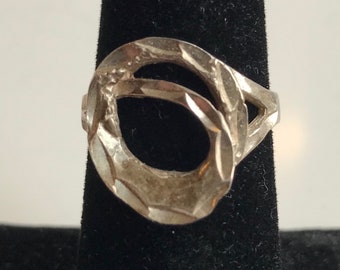 Hand Cut Sterling Silver Whale Ring Size 7.25 - Etsy