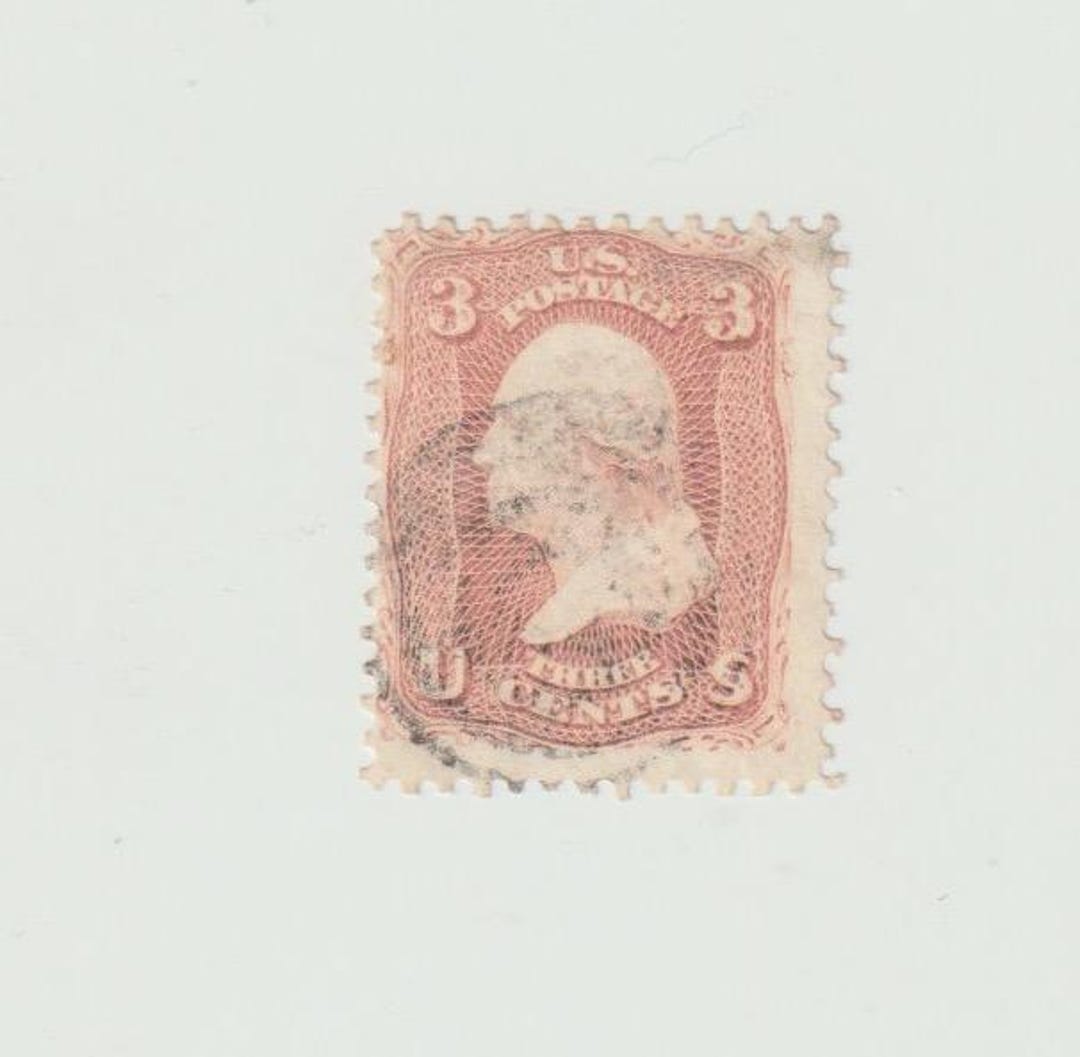 3 Cent Washington 1861 US Postage Stamp 65 - Etsy