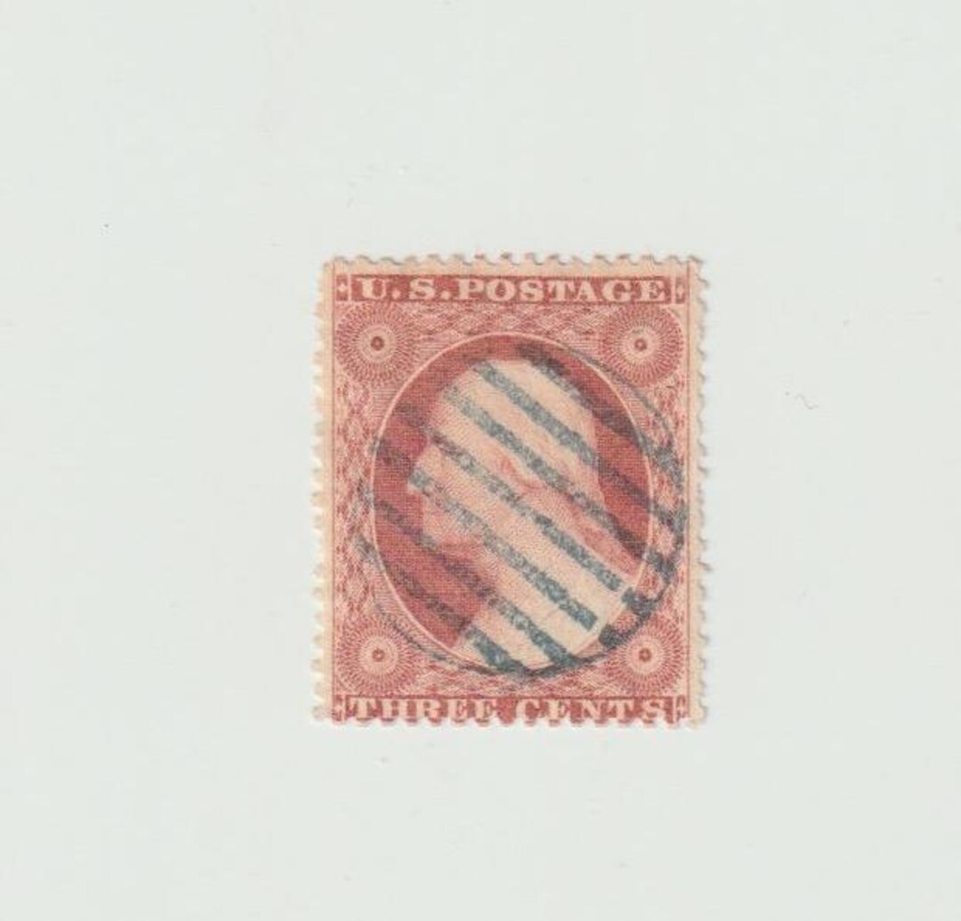 3 Cent Washington 1850's US Postage Stamp 26 - Etsy