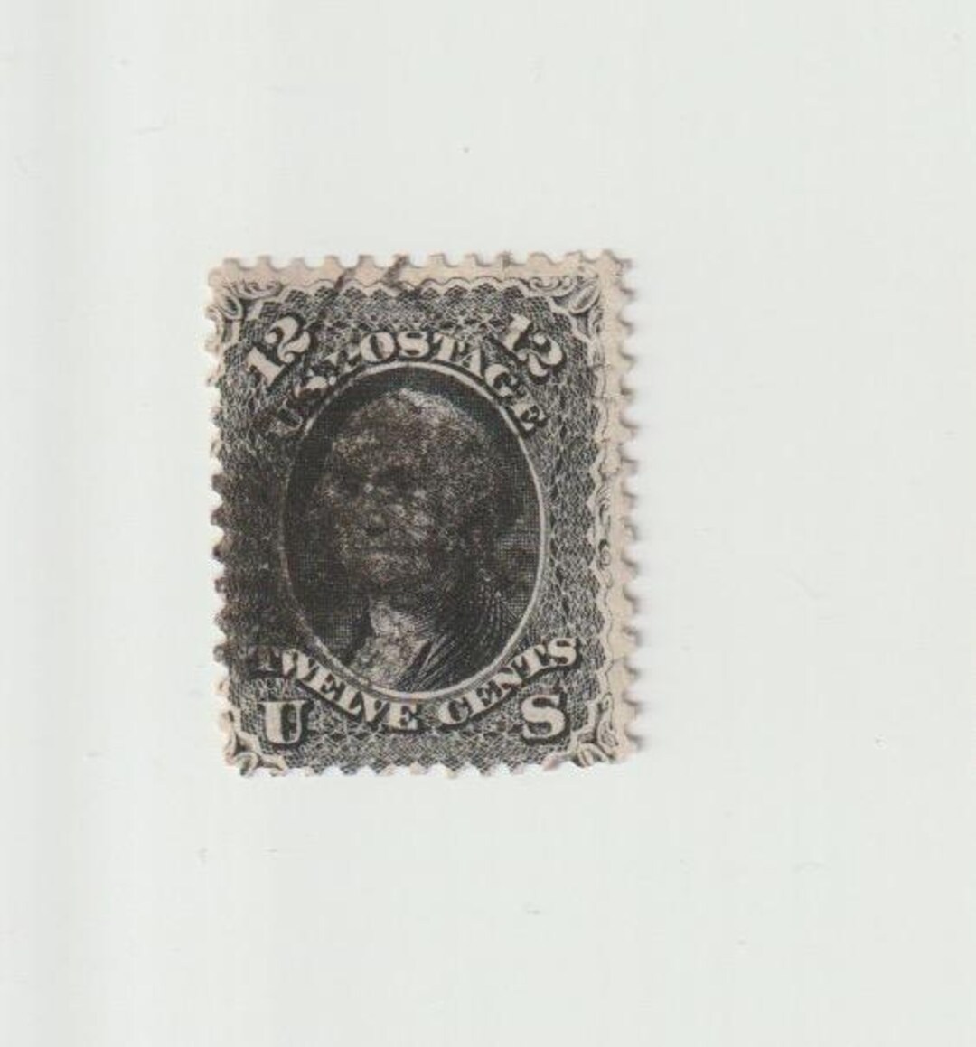 12 Cent Washington 1862 US Postage Stamp 69 - Etsy