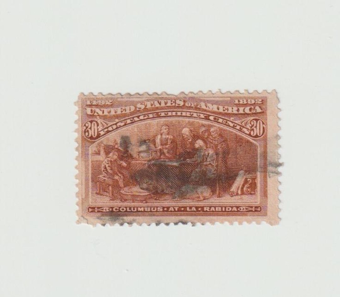 1893 Columbian 30 Cent US Postage Stamp 239 - Etsy