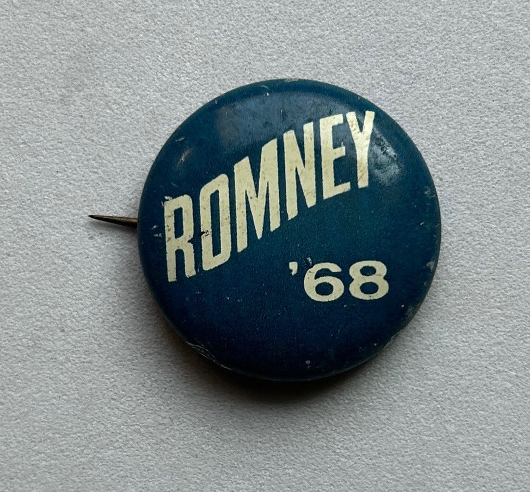 1968 Presidential Campaign Buttons for George Romney - Etsy