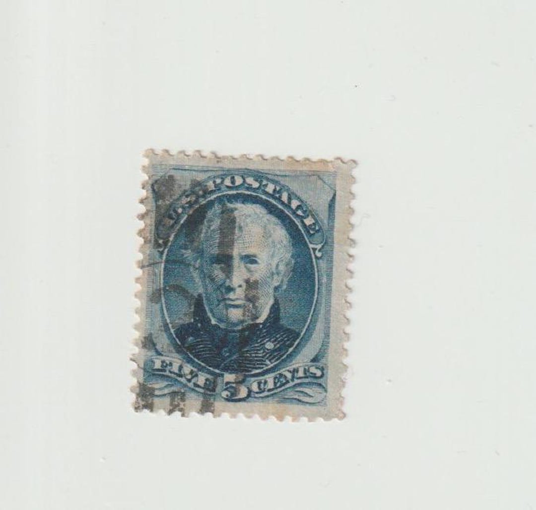 5 Cent Zachary Taylor US Postage Stamp 179 - Etsy