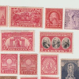 30 Mint 1920-30s Early US Postage Stamps, Reds/washington/edison - Etsy
