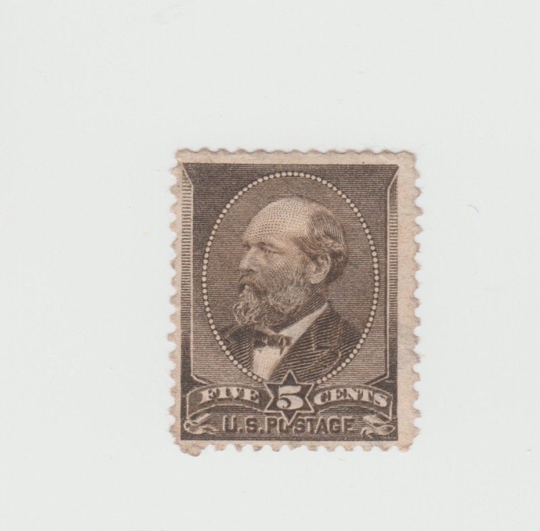 Unused 1882 James Garfield US Postage Stamp Scott 205 - Etsy