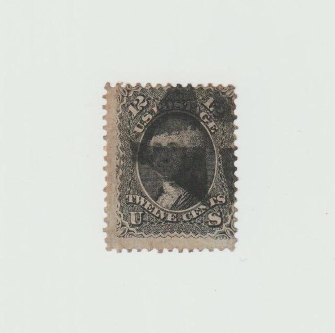 12 Cent Washington 1862 US Postage Stamp 69 - Etsy