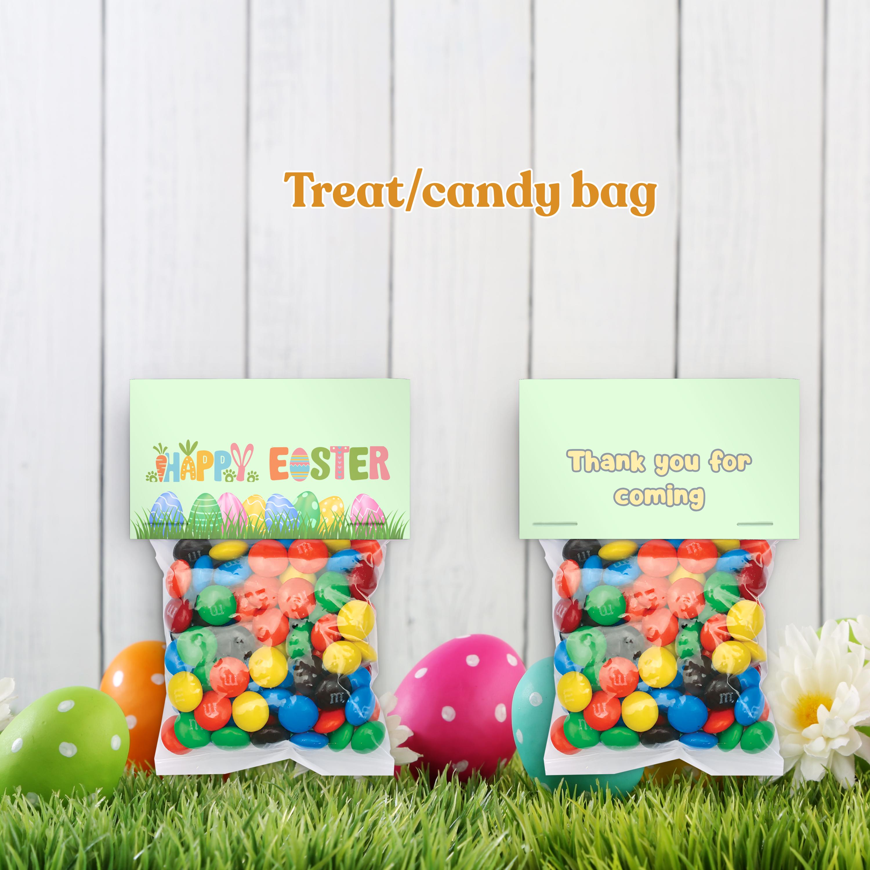 Easter Party Favor Bundle | Printable Easter Treat Bag Toppers, Tags ...