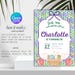 Crochet Theme Birthday Invitation | Yarn & Hook Party Invite | Editable ...