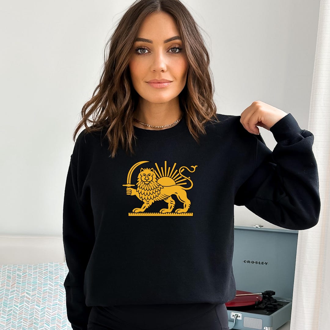 Persian Flag Shirt, Persian Flag Symbol, Shiro Khorshid, Lion and Sun ...