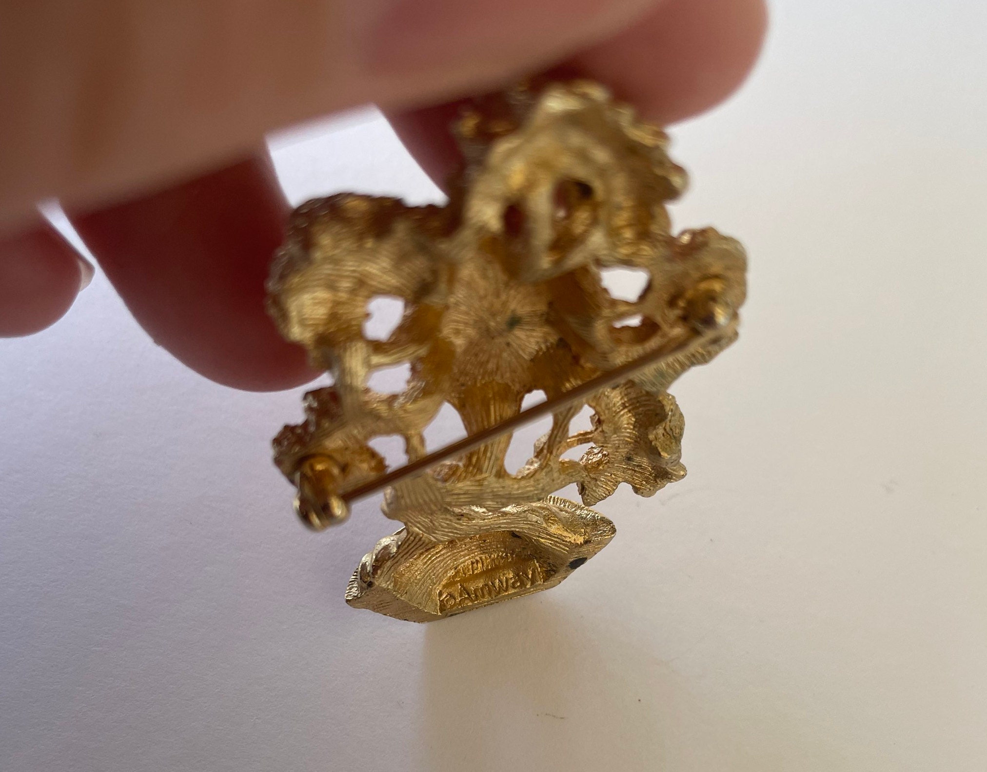 Vintage Amway Bonsai Tree Pin Brooch - Etsy