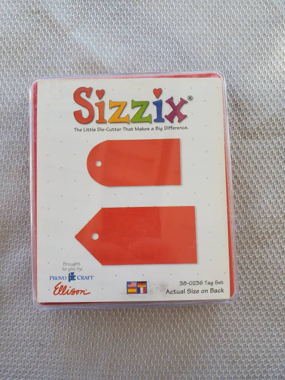 Sizzix Tag Set Craft Die Paper Cutting Tool - Etsy