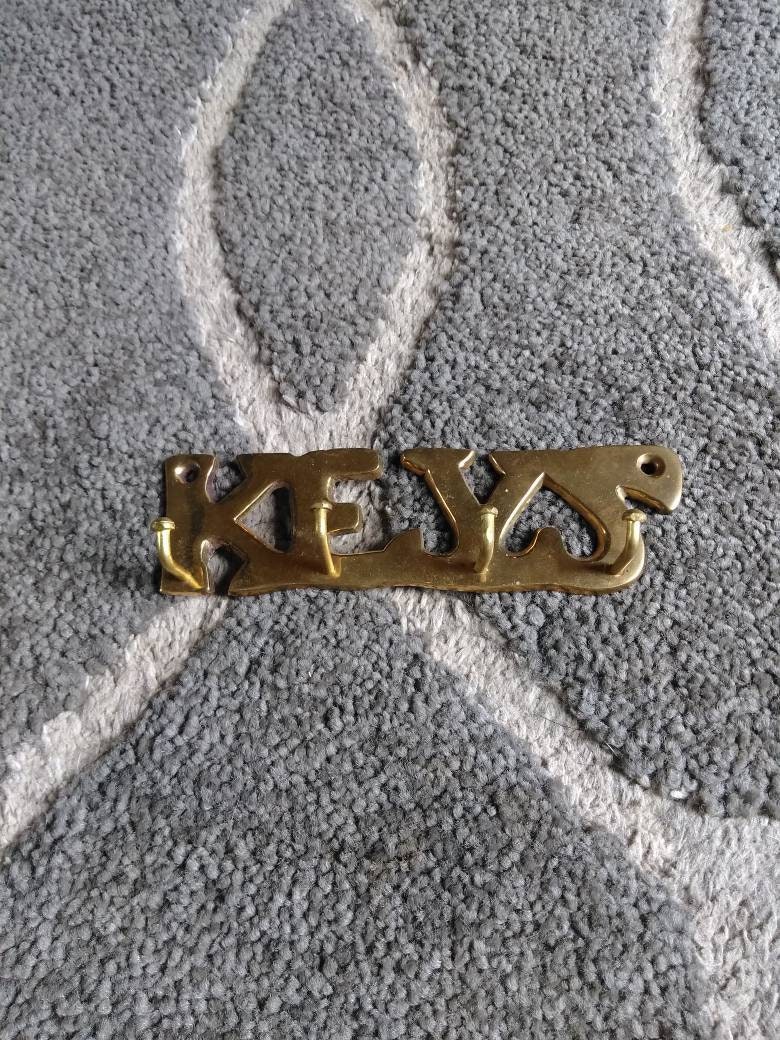Wall Hanging Key Holder Plaque - Etsy