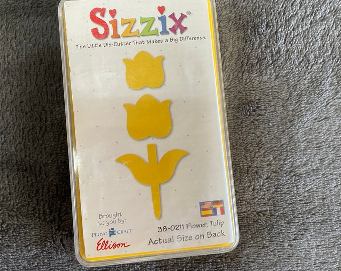 Sizzix Brand Die-cutter Craft Paper Cutting Tool Flower Tulip - Etsy