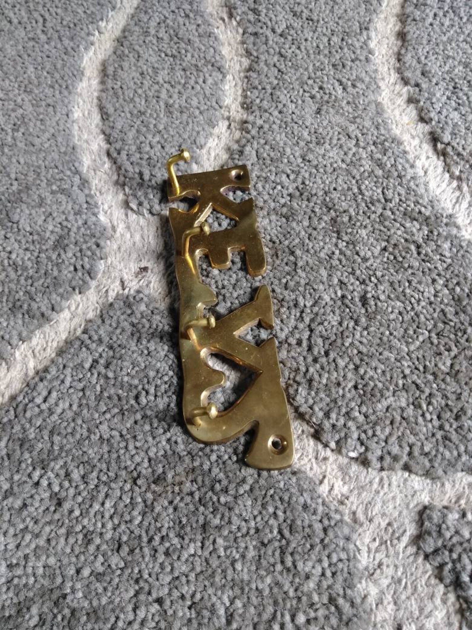 Wall Hanging Key Holder Plaque - Etsy