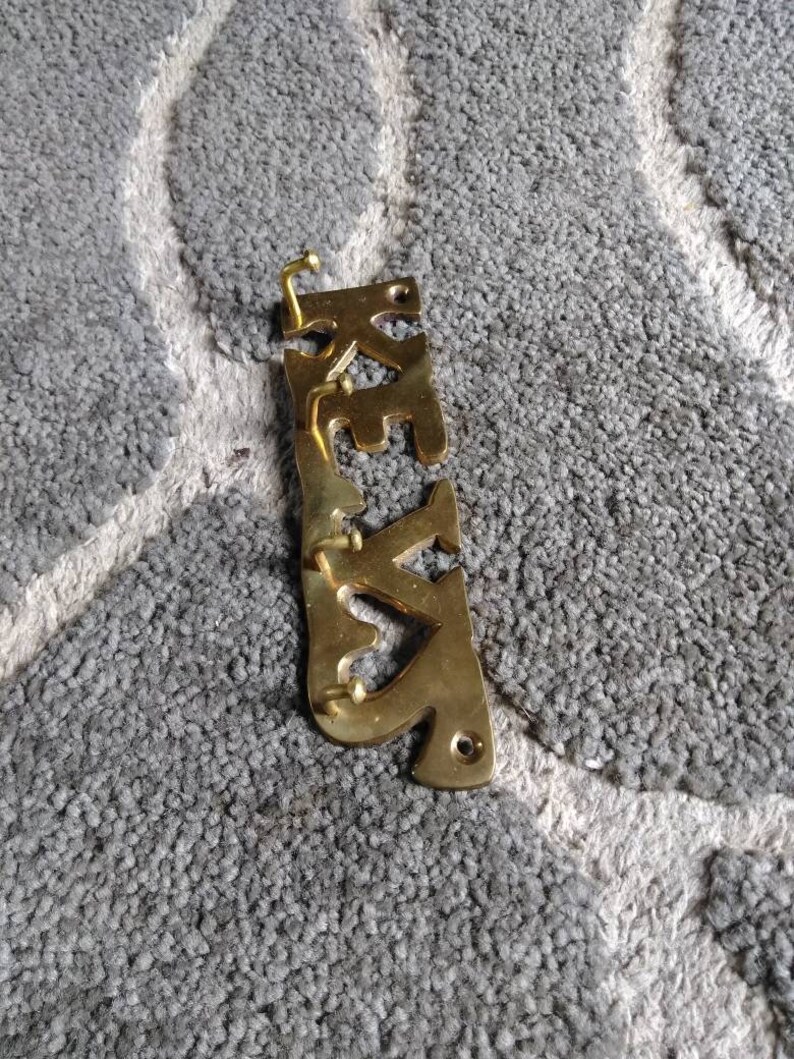 Wall Hanging Key Holder Plaque - Etsy