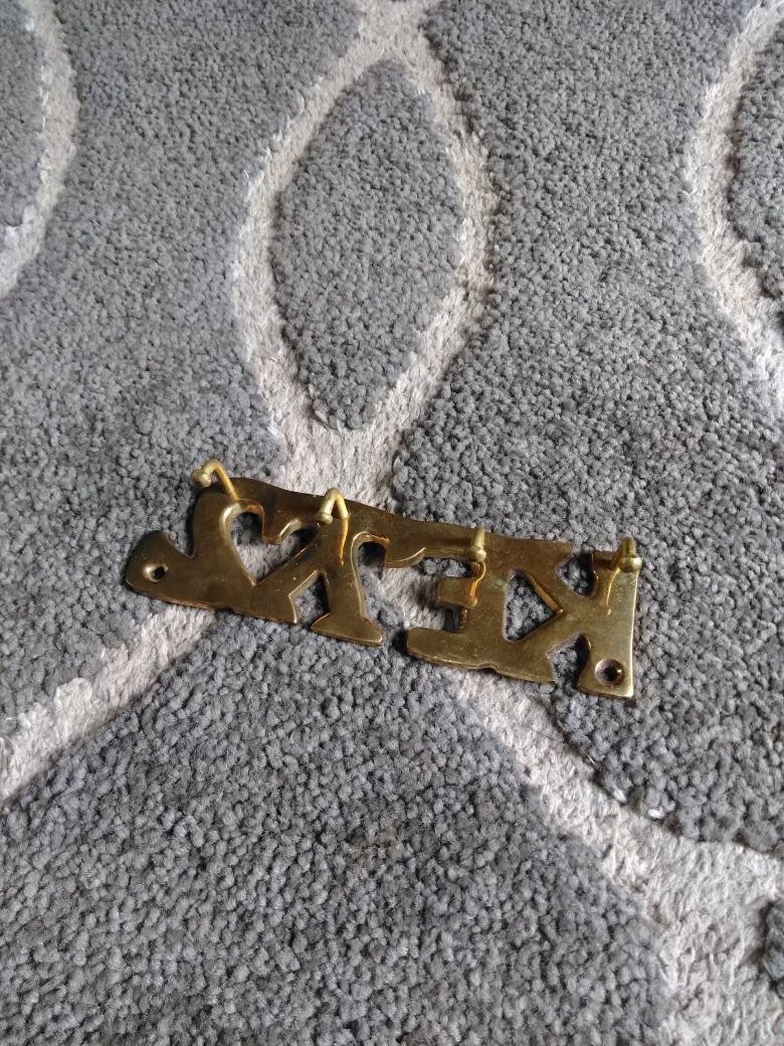 Wall Hanging Key Holder Plaque - Etsy