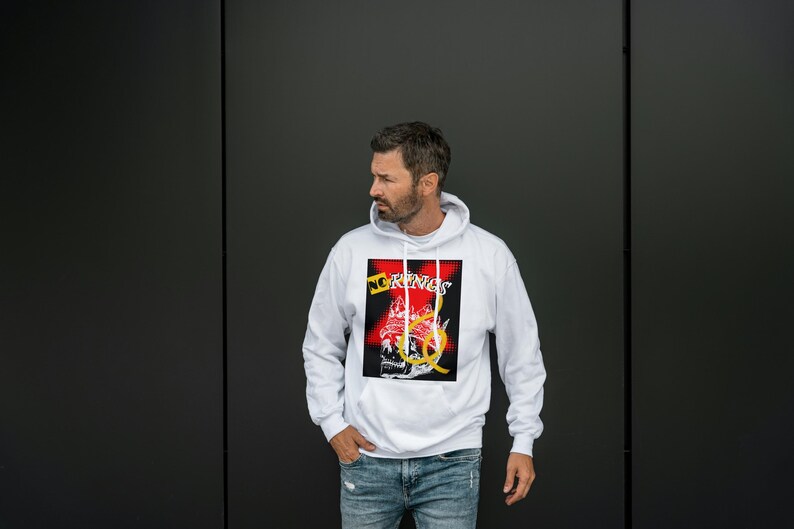 No Kings Skull Graphic Sweatshirt - Unisex Crewneck Pullover - Etsy