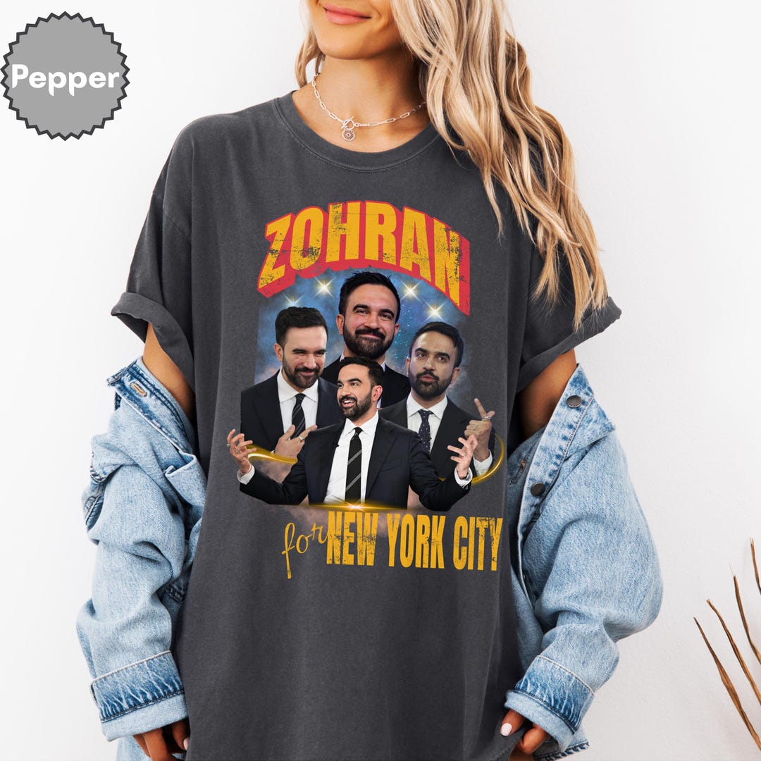 Comfort Colors® Zohran Mamdani Rap Bootleg Y2K Tee - Liberal Newyorker ...