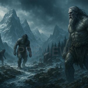 Jotunheim Norse Mythology Art Print: Land of the Giants, Viking Fantasy ...
