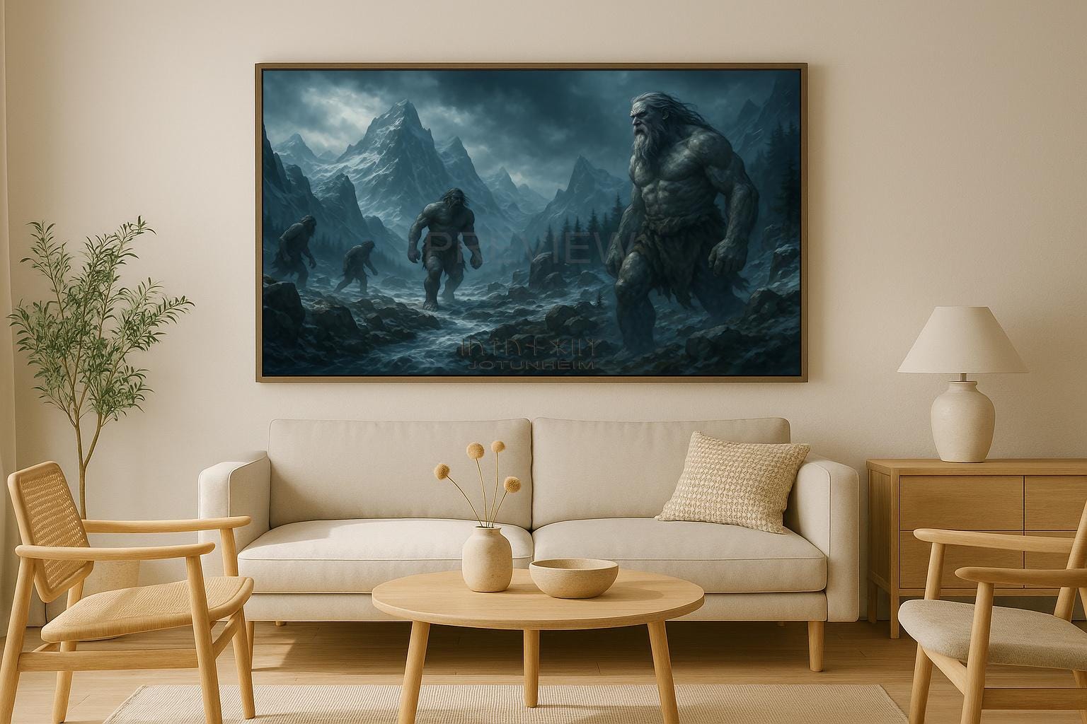 Jotunheim Norse Mythology Art Print: Land of the Giants, Viking Fantasy ...
