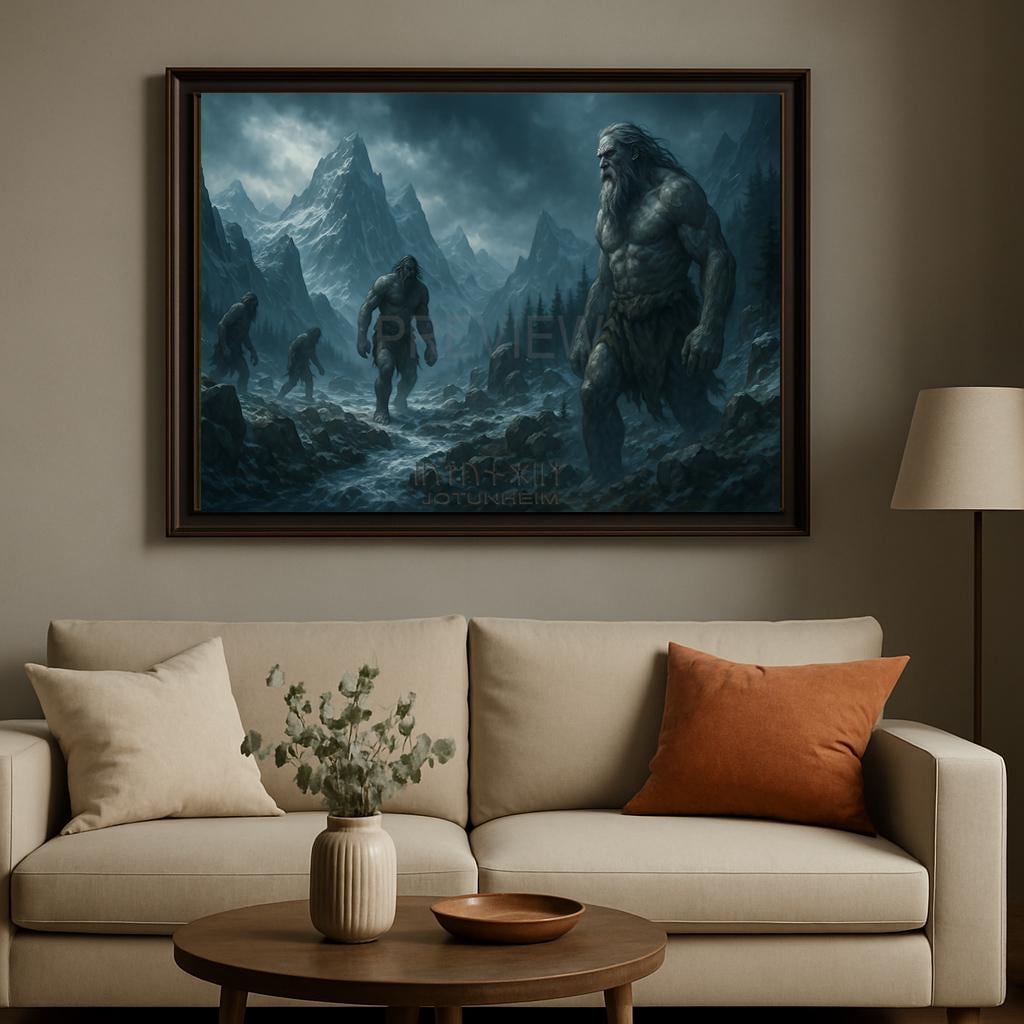 Jotunheim Norse Mythology Art Print: Land of the Giants, Viking Fantasy ...