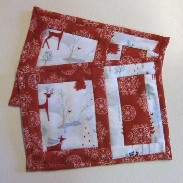 Quilted Mug Rug - Etsy