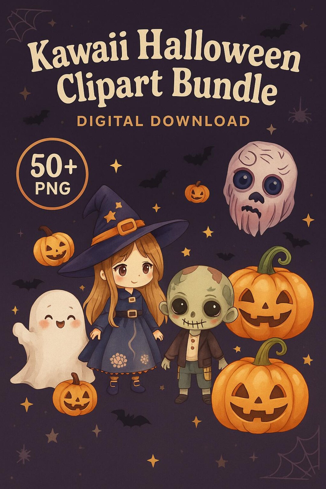 Kawaii Halloween Clipart Bundle – Digital Download - Etsy