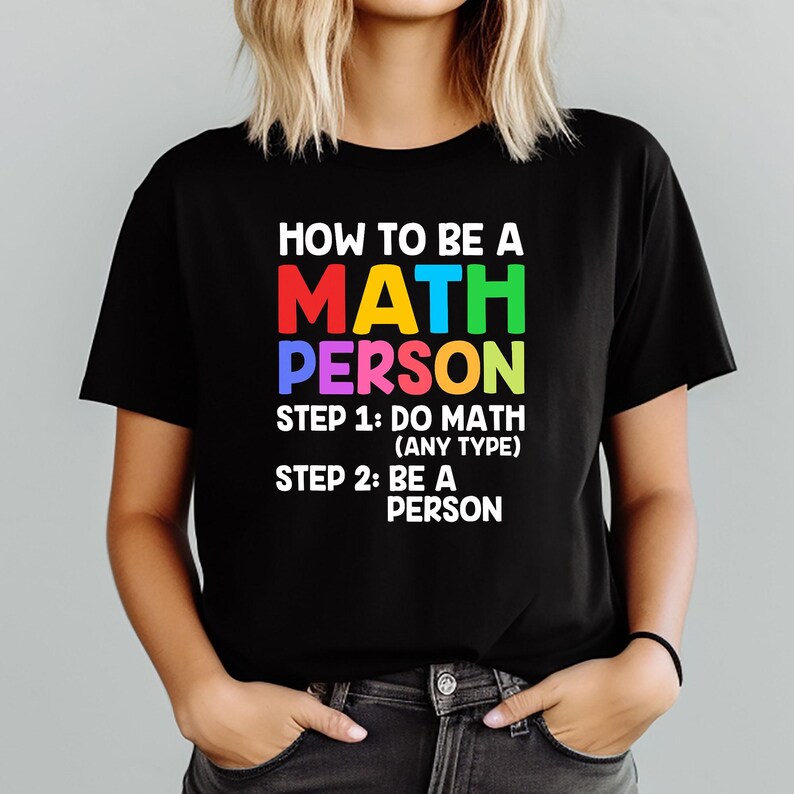 How to Be A Math Person PNG Bundle, Funny Math Teacher Clipart, Growth ...