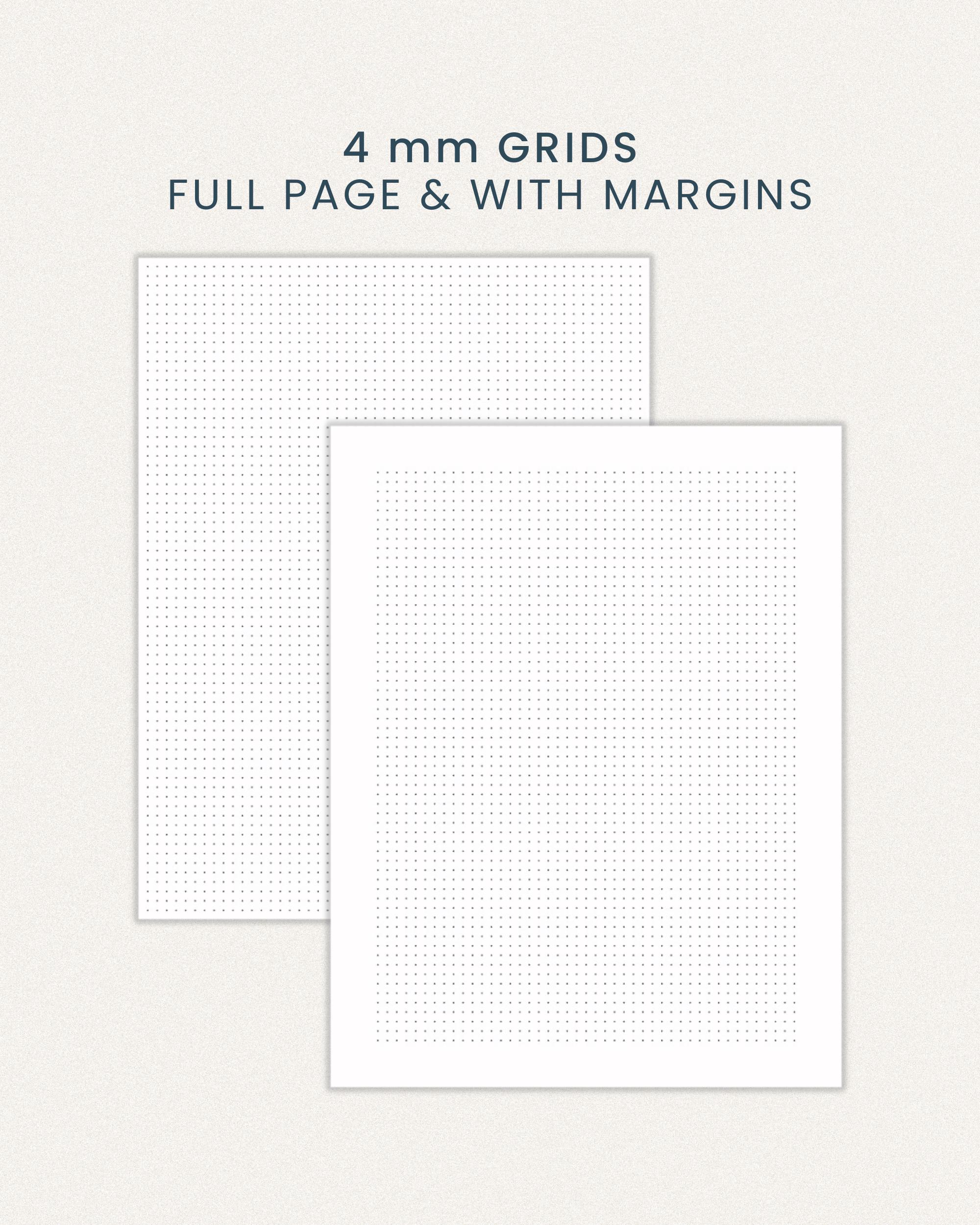 Dot Grid Paper Bundle | Letter Size Printable PDF - Etsy