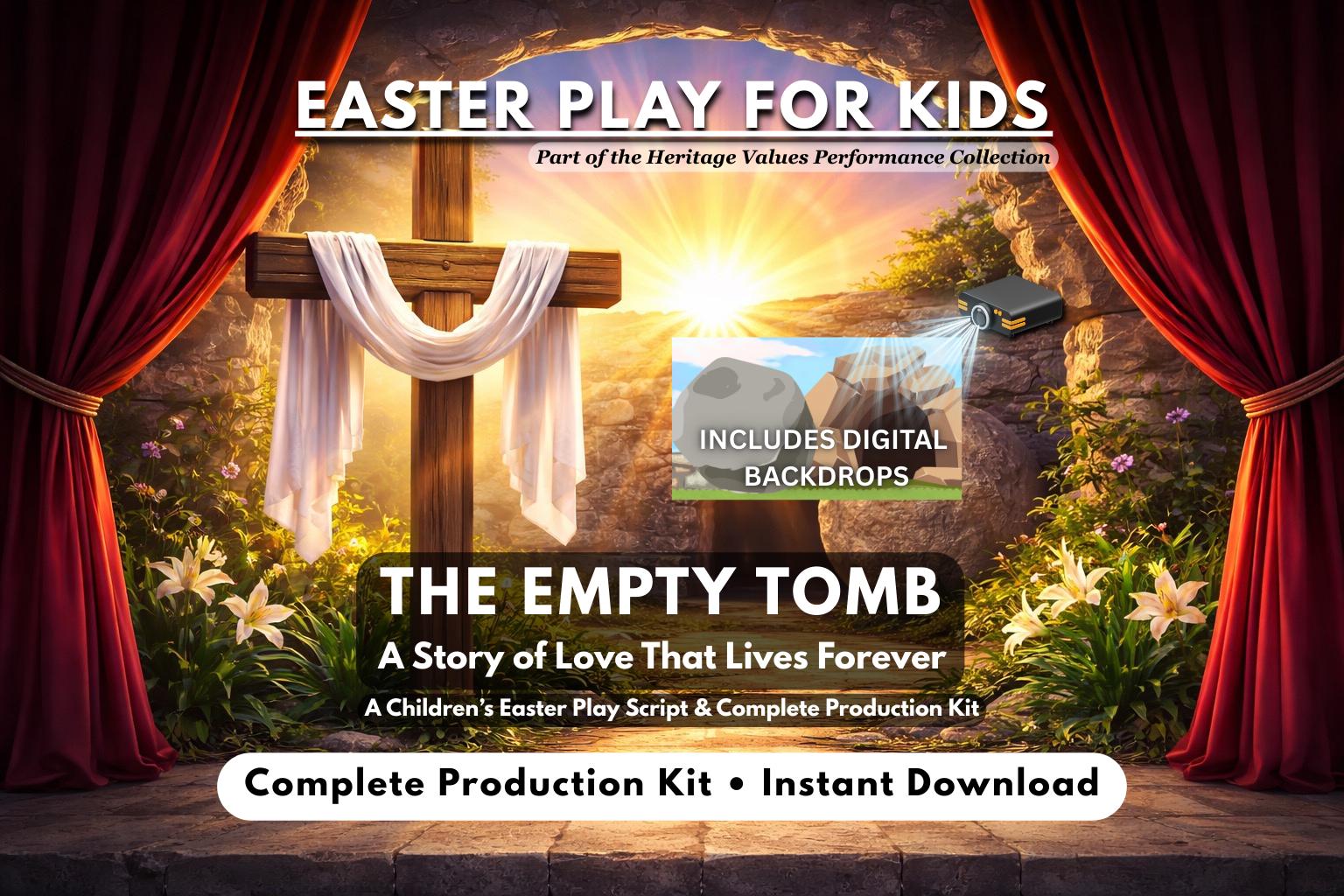 Children's Easter Play Script | Complete Church Production Kit (digital ...