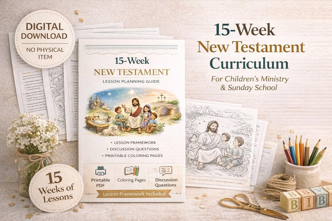 15-week New Testament Curriculum | Sunday School Lesson Plans ...