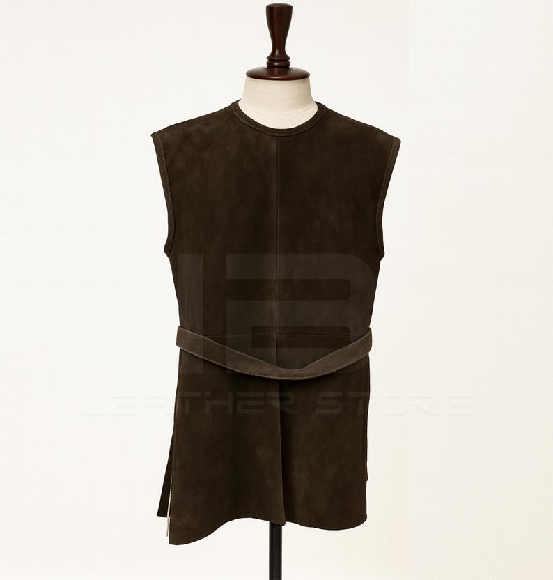 Aragorn Strider Leather Coat and Vest Set, Costume Medieval Fantasy ...