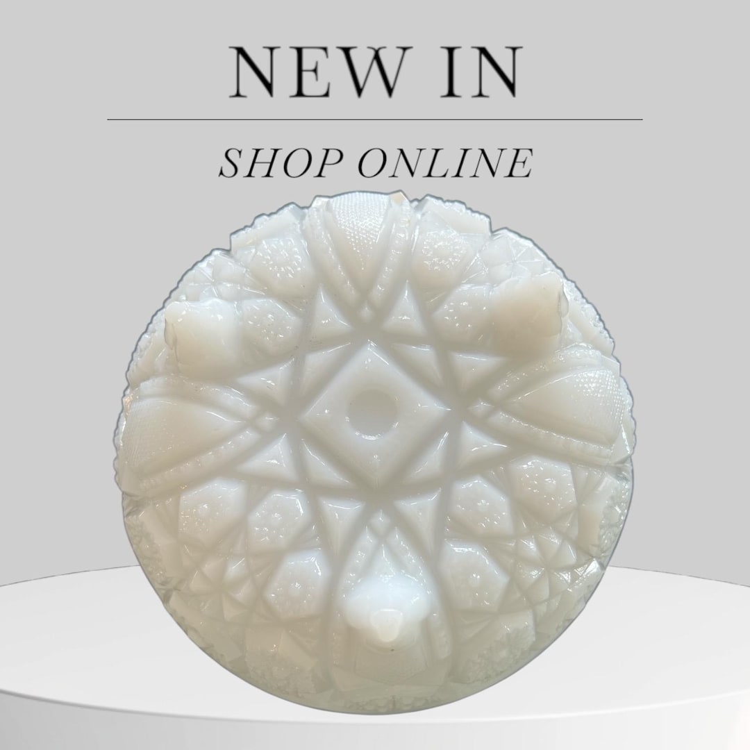 Vintage Mckee Toltec Pattern Milk Glass Bowl - Etsy