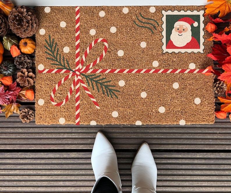 Santa Claus Welcome Doormat , Christmas Doormat ,new Year Doormat, New ...
