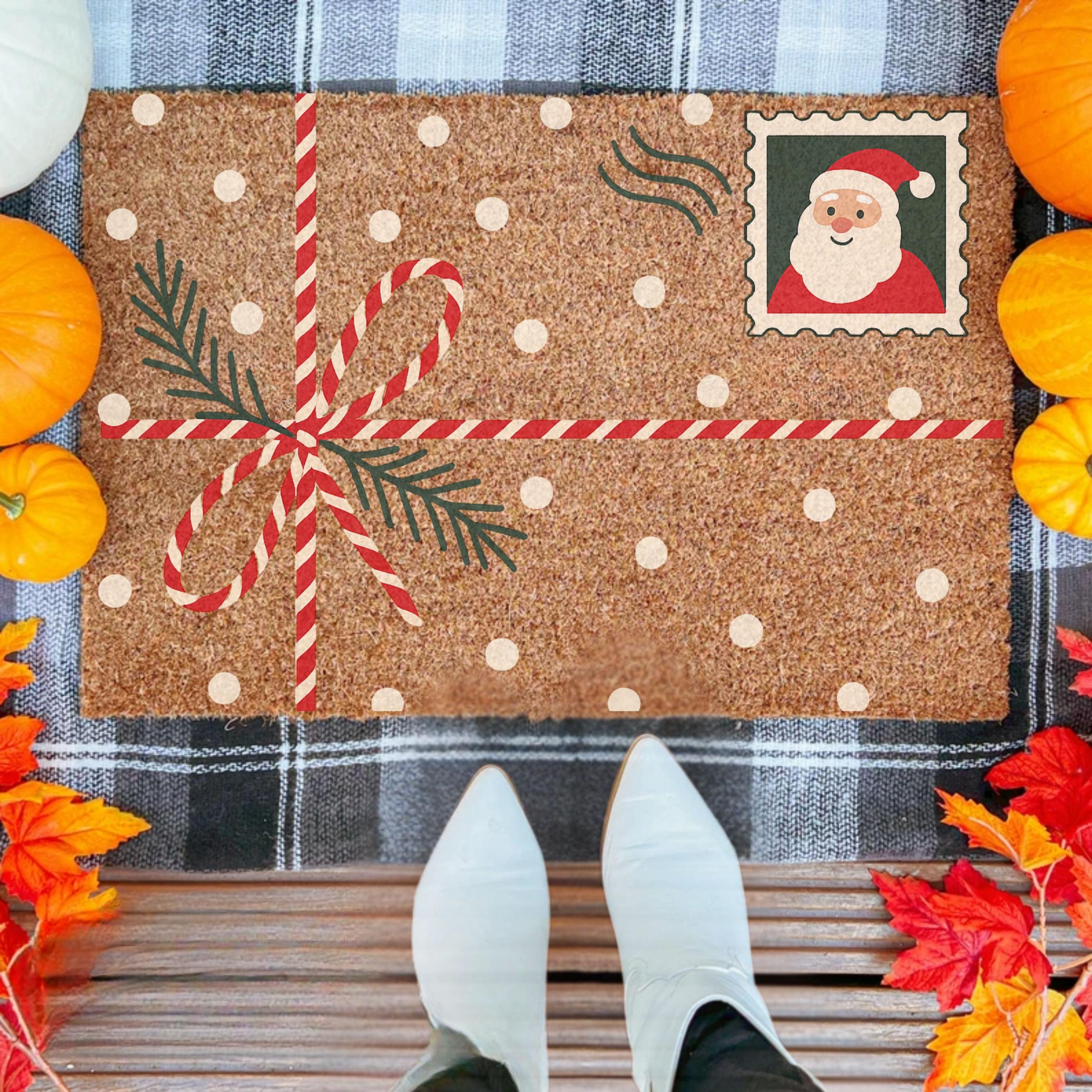 Santa Claus Welcome Doormat , Christmas Doormat ,new Year Doormat, New ...