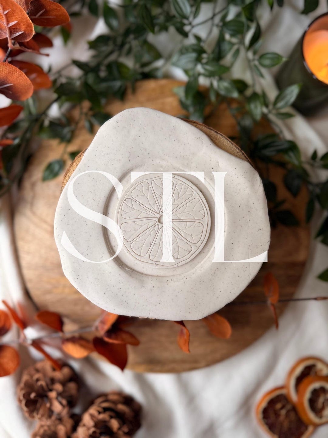 Orange/lemon Slice Cookie Embosser Stamp and Cutter STL File (digital ...