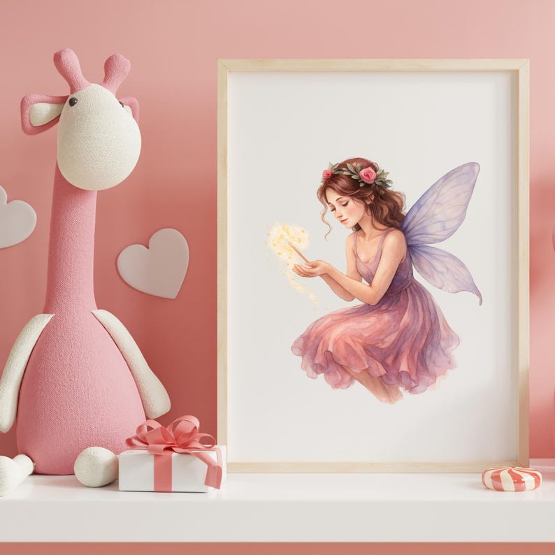 Fairy Clipart Bundle | 20 Magical Fairy PNG | Watercolor Fantasy ...