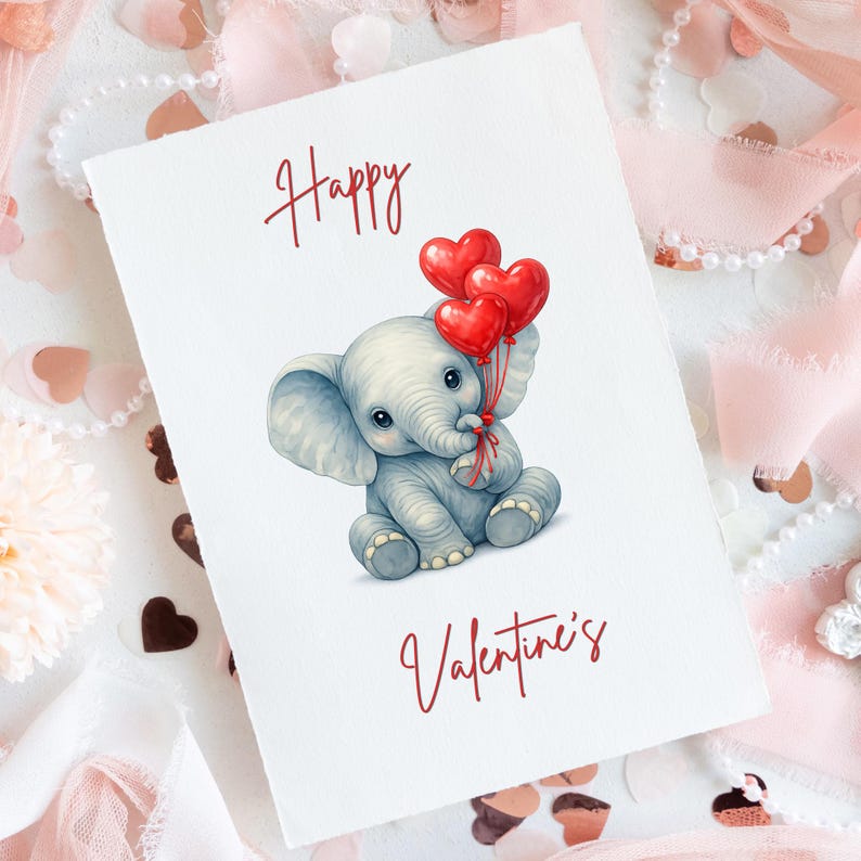 Happy Safari Valentines Clip Art | Cute Safari Animals Valentine PNG ...