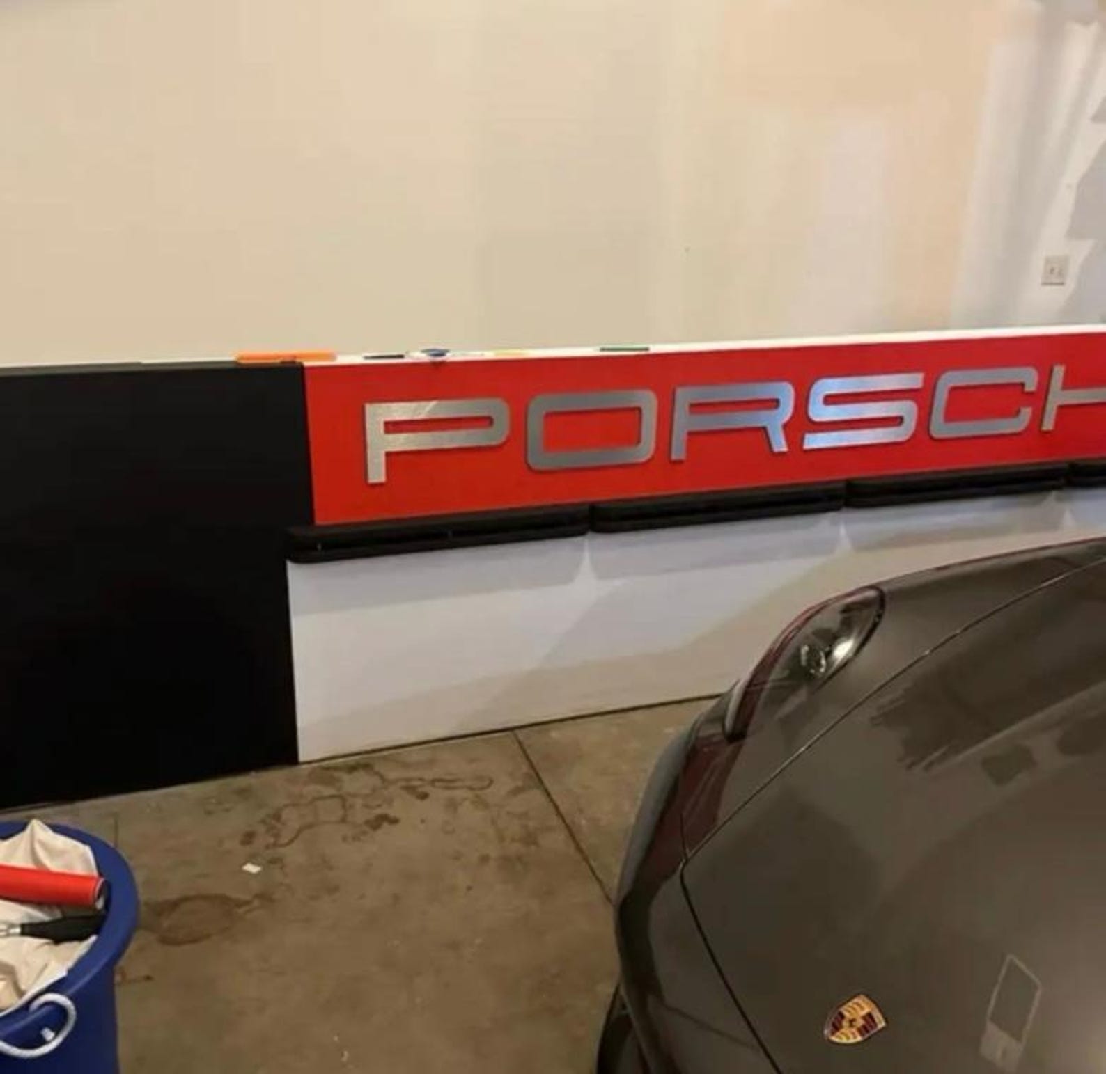Porsche Wall Lettering – Premium Garage & Showroom Decorative - Etsy