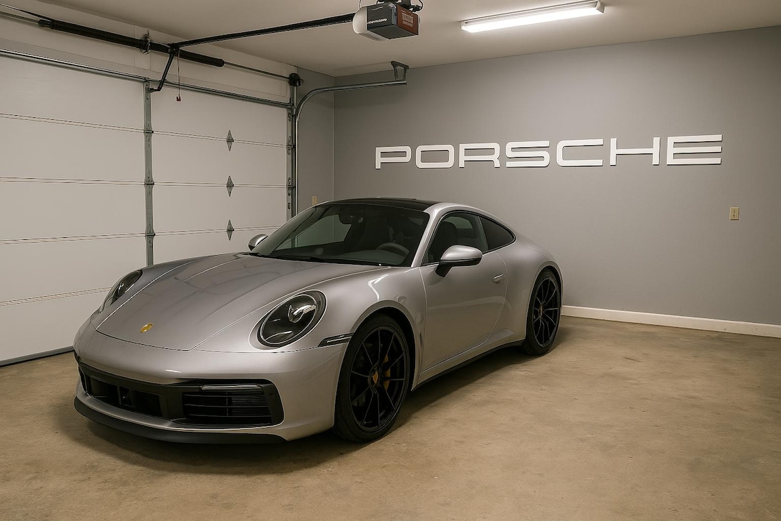 Porsche Wall Lettering – Premium Garage & Showroom Decorative - Etsy